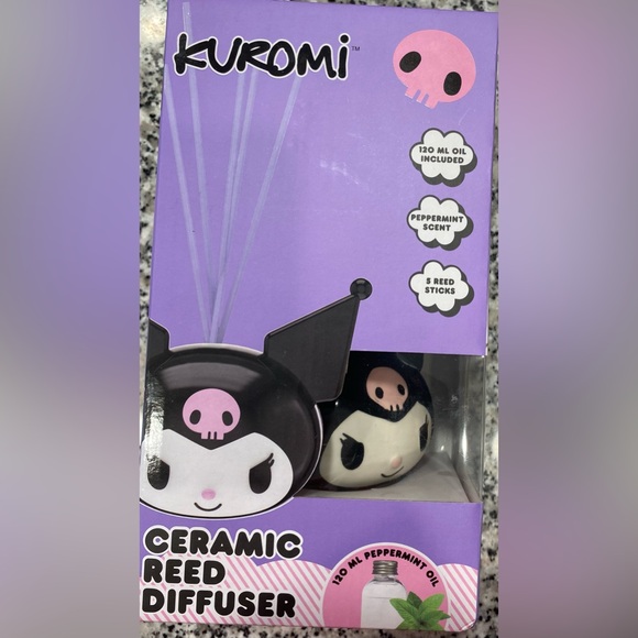 Sanrio | Accents | Kuromi Ceramic Reed Diffuser Hello Kitty And Friends ...